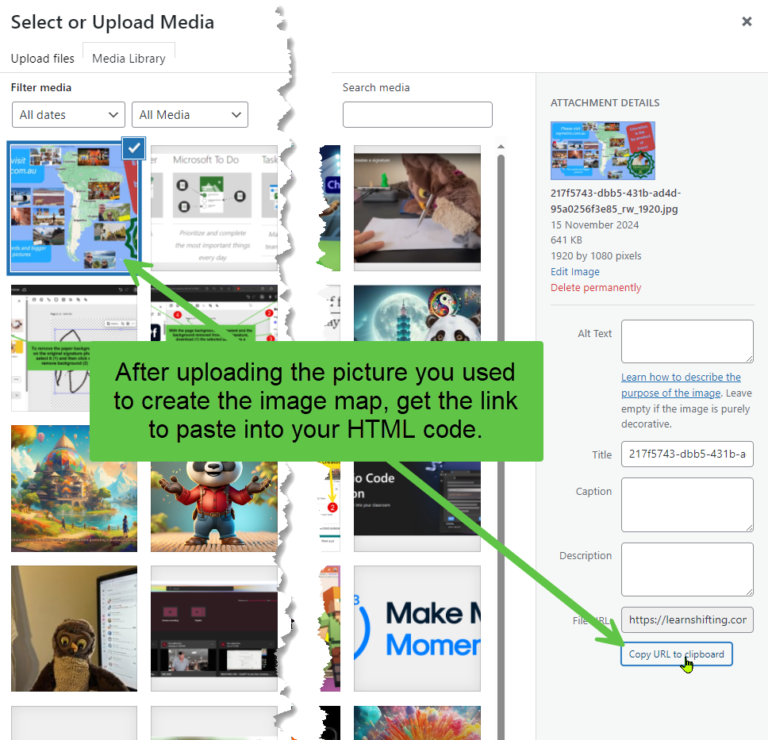 Making a clickable web picture – SVG Hotspots | Learnshifting